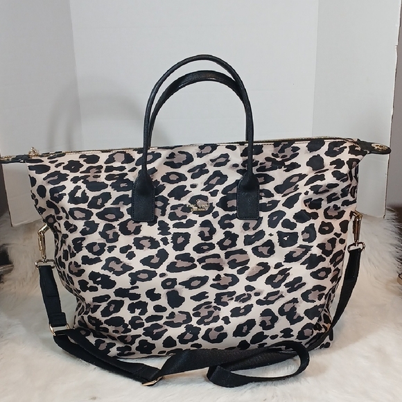 Kate Spade ♠️ New York | Bags | Kate Spade Stylish Leopard Print ...